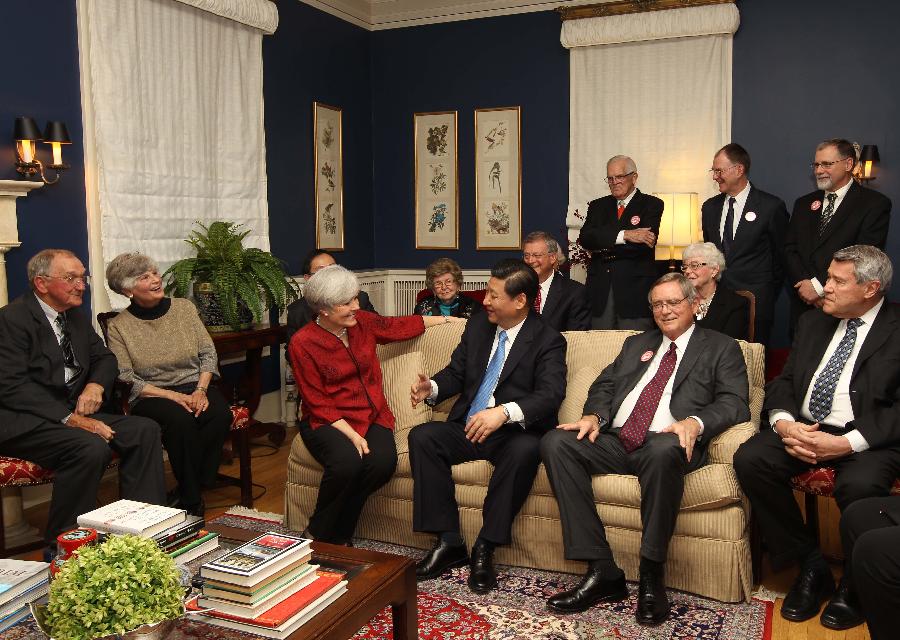 Xi encourages 'old friend' from Iowa to promote ties